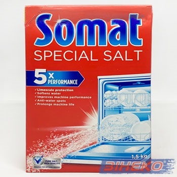СOMAT сіль 1,5кг для посудомийних машин -147293 - Zineko